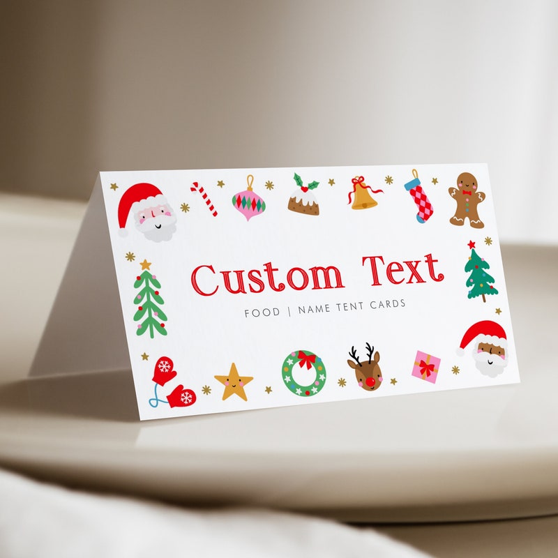 Christmas Placecards - Etsy