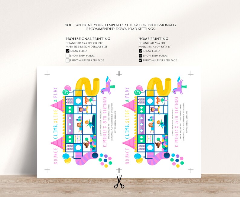 Jungle Gym Invitation Soft Play Invitation Indoor Playground - Etsy