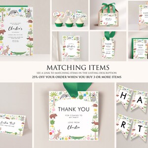 Australian Animals Birthday Invitation Australian Outback - Etsy