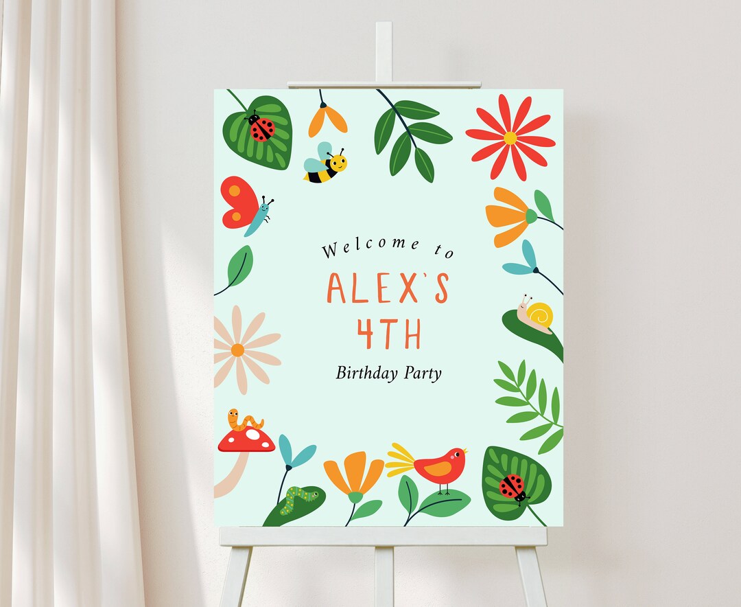 Birthday Welcome Sign Editable Birthday Sign Welcome Sign Welcome ...