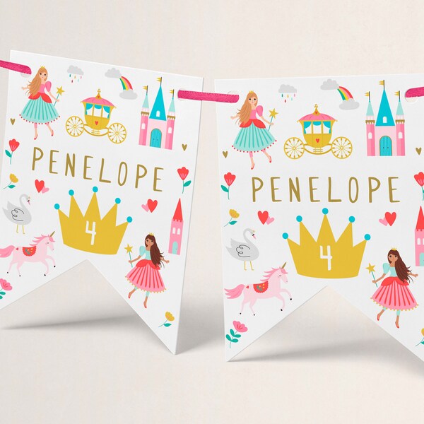 Princess Bunting - Etsy