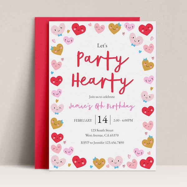 Heart Invite - Etsy