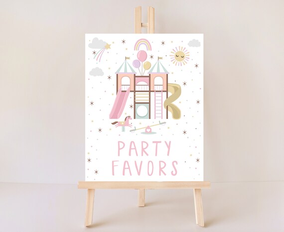 Outdoor Playground Party Sign Playground Birthday Party | Etsy