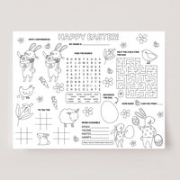 Kids Easter Coloring and Tracing 20 Pages Activity Printable Easter ...