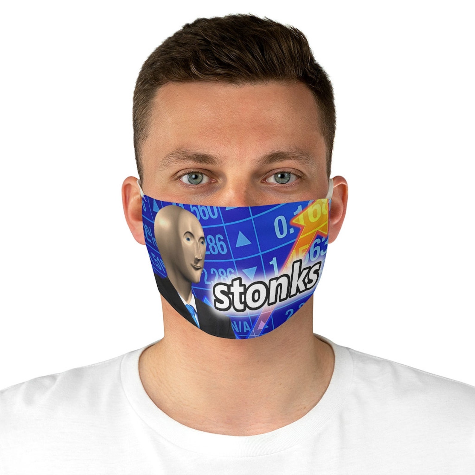 Stonks Meme Man Doctor Health Mask Stonks Mask Funny Meme | Etsy