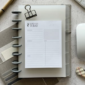 To Do List Notepad Daily Planner Minimalist Planner Accessories Brain ...