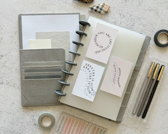 Minimal Planner Dashboard in Cardstock Custom Planner Inserts Cover ...