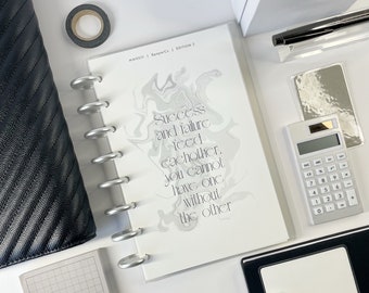 Luxe Cardstock Minimalist Planner Dashboard, Custom Planner Inserts ...