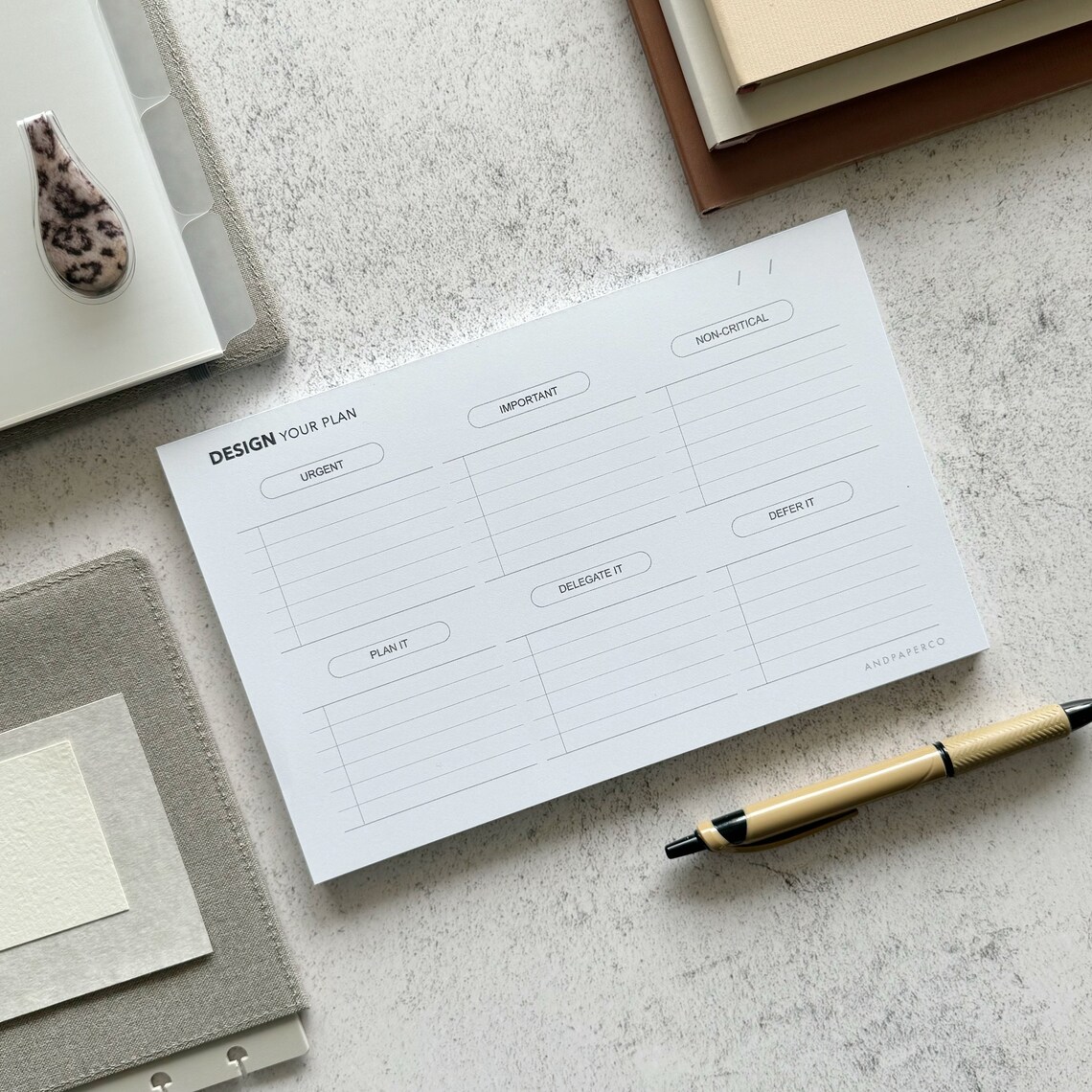 To Do List Notepad Daily Planner Minimalist Planner Accessories Brain ...