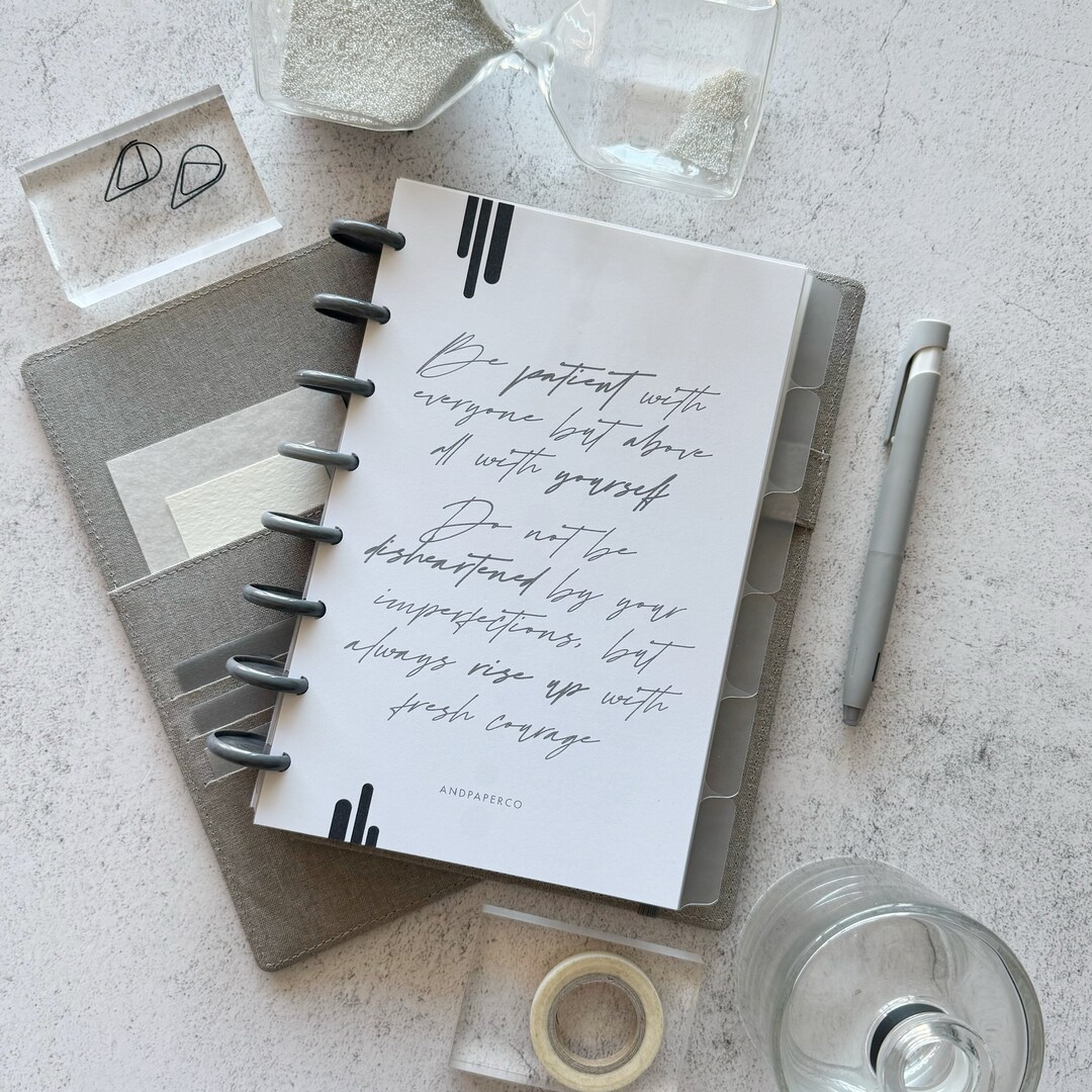 PLANNER DASHBOARDS, PREMIUM Acetate Inserts in a Variety of Paper ...