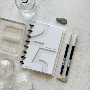 2025 Planner Dashboard Minimalist A5 Insert Planner Dashboard Decor Set ...