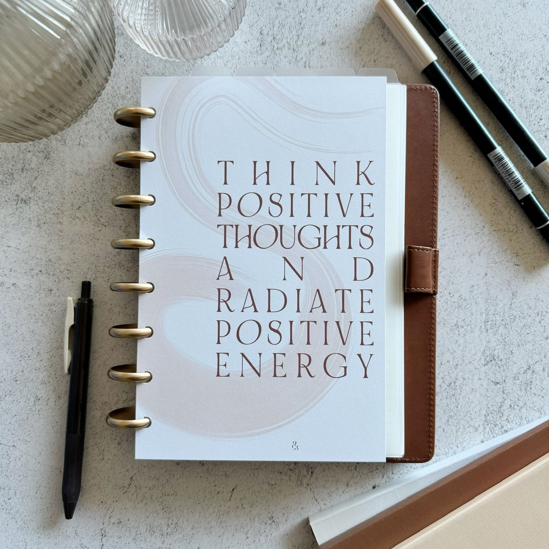 Minimal Planner Dashboard in Cardstock Custom Planner Inserts Cover ...