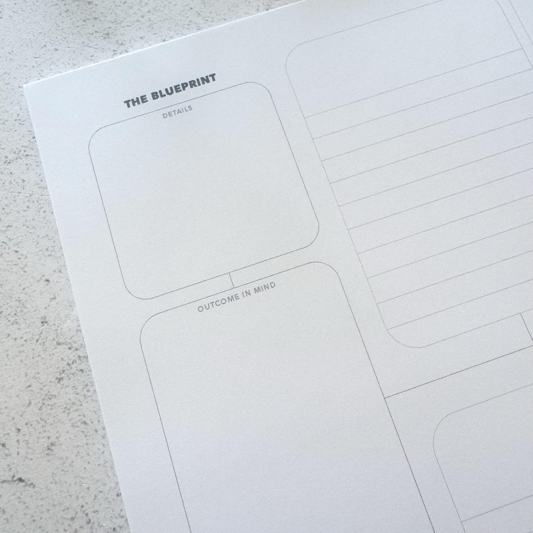 Goal Notepad to Do List Daily Planner Minimalist Planner Accessories ...