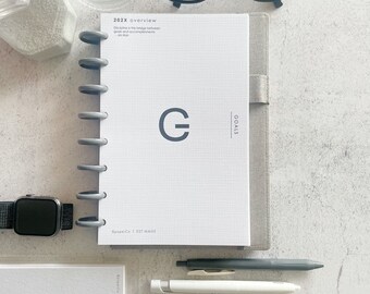 Minimal Planner Dashboard in Luxe Cardstock, Custom Planner Inserts ...