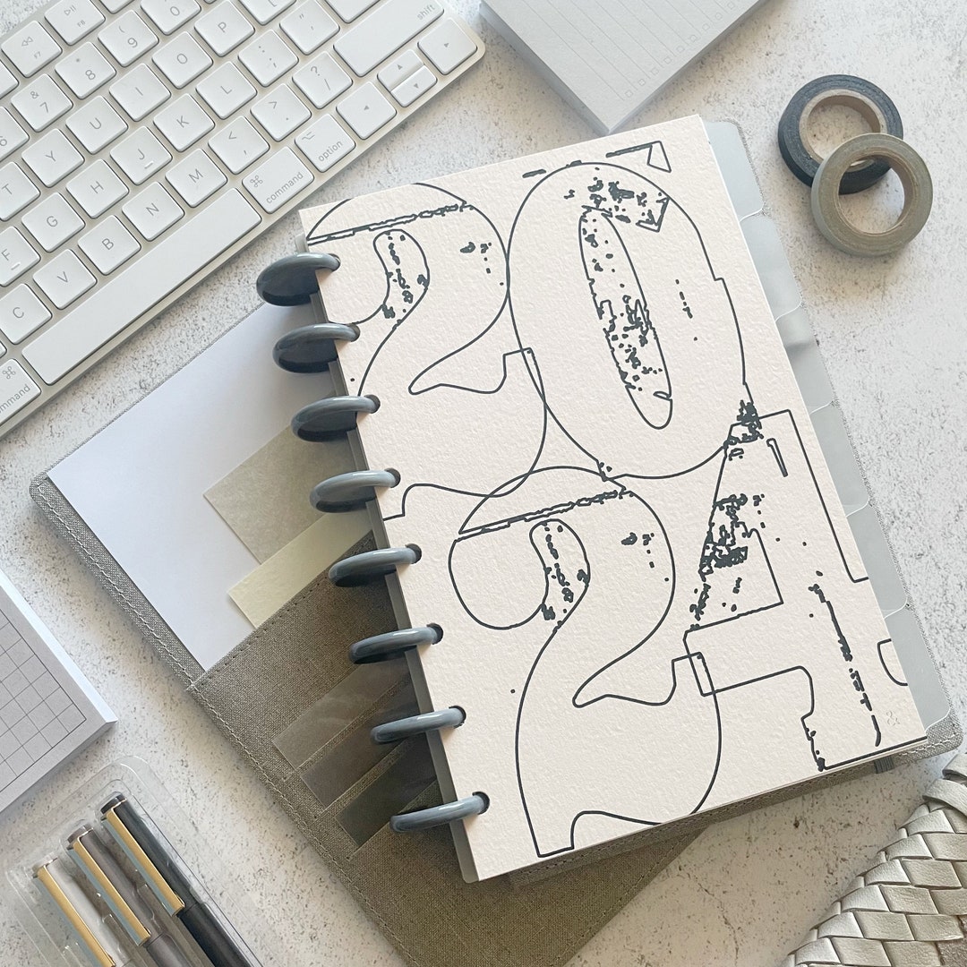 Minimal Planner Dashboard in Luxe Cardstock, Custom Planner Inserts ...