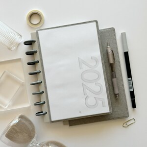 2025 Year-at-a-glance Planner Dashboard Minimalist A5 Insert Planner ...