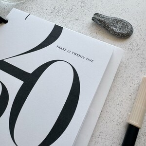 2025 Planner Dashboard Minimalist A5 Insert Planner Dashboard Decor Set ...