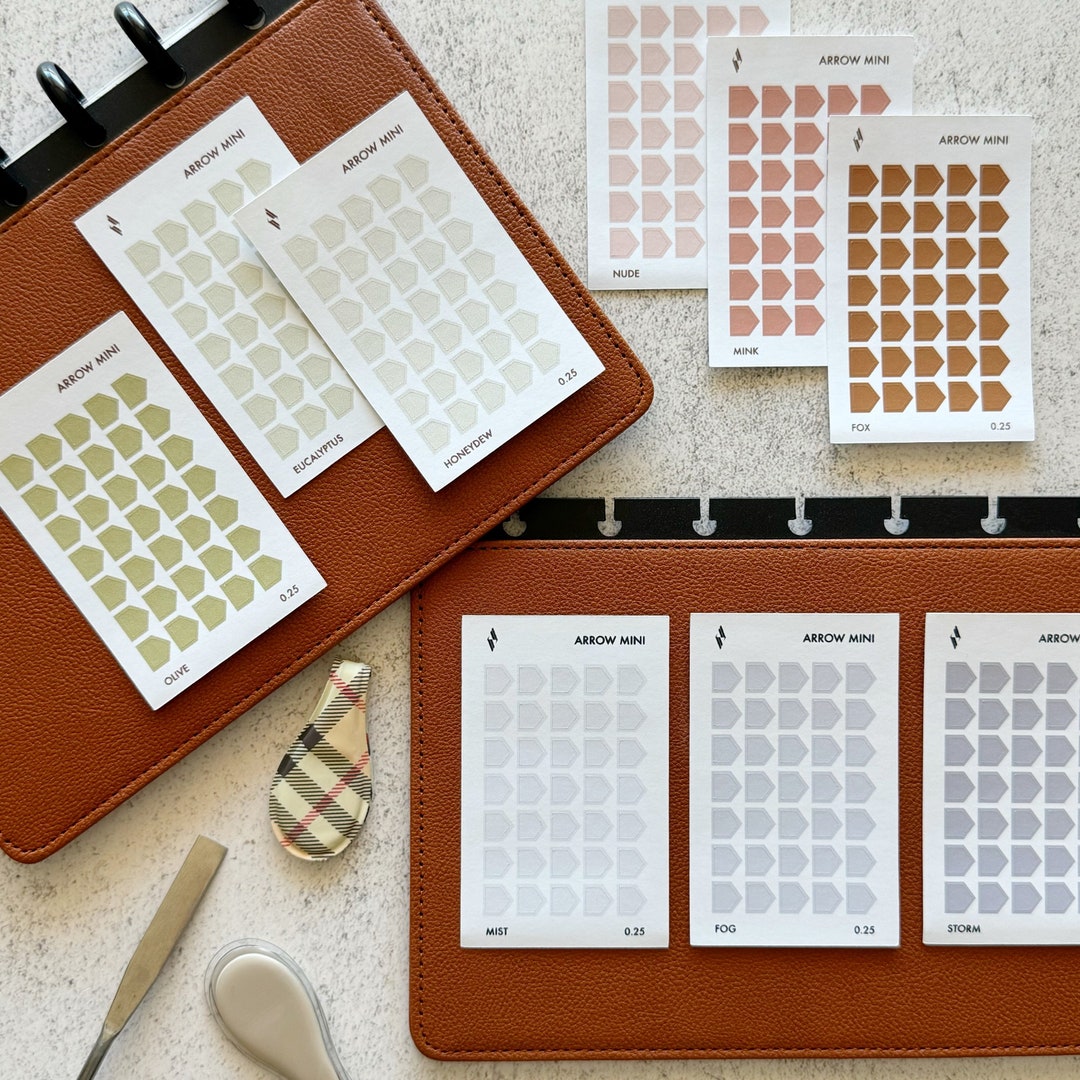 Decorative Planner Sticker ARROW Minimalist Transparent Sticker Matte ...