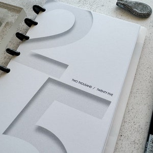 2025 Planner Dashboard Minimalist A5 Insert Planner Dashboard Decor Set ...