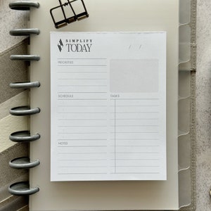 To Do List Notepad Daily Planner Minimalist Planner Accessories Brain ...