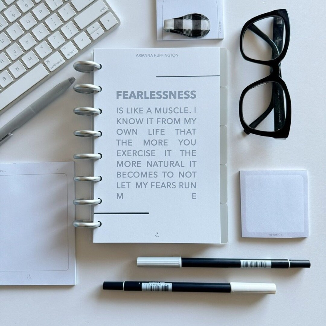 Minimal Planner Dashboard || Custom Planner Inserts Cover Page for 6 ...