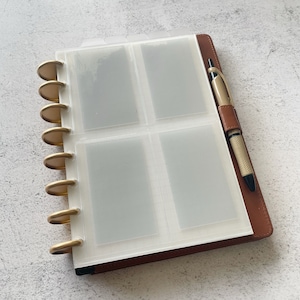 Transparent Pocket Cards Holder for A5 or Half Letter || Clear Pocket ...