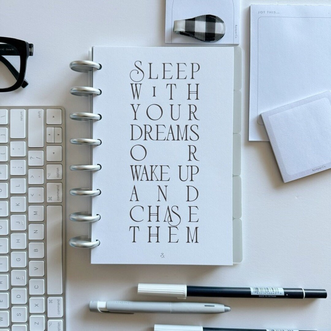 Minimal Planner Dashboard || Custom Planner Inserts Cover Page for 6 ...