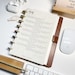 Minimal Planner Dashboard in Cardstock Custom Planner Inserts Cover ...
