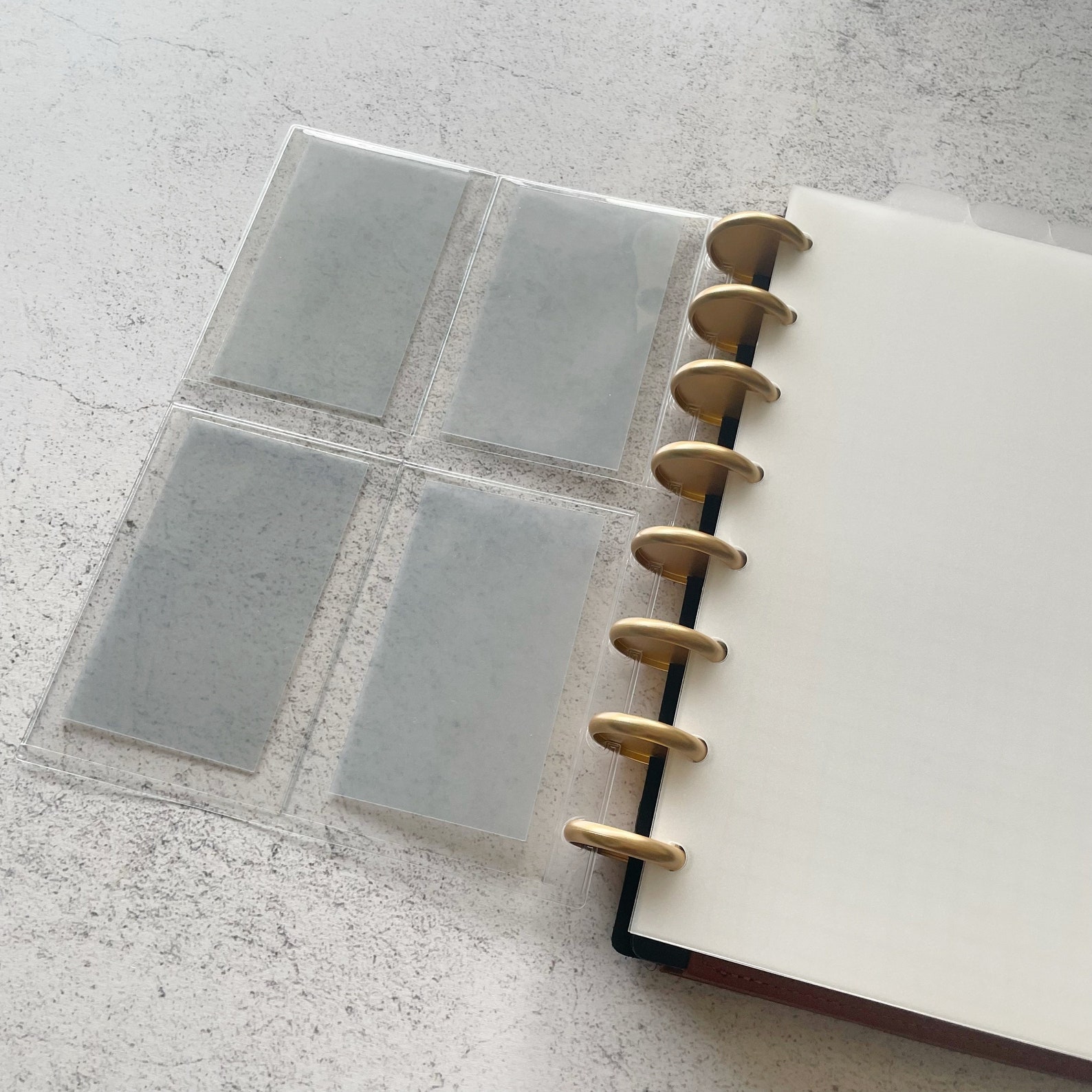 Transparent Pocket Cards Holder for A5 or Half Letter || Clear Pocket ...