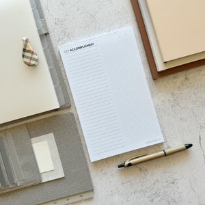 To Do List Notepad Daily Planner Minimalist Planner Accessories Brain ...