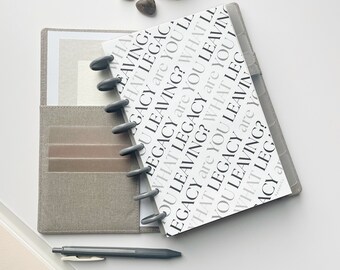 Luxe Cardstock Minimalist Planner Dashboard, Custom Planner Inserts ...