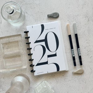 2025 Planner Dashboard Minimalist A5 Insert Planner Dashboard Decor Set ...