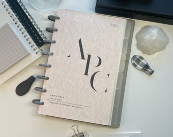 Minimal Planner Dashboard in Cardstock Custom Planner Inserts Cover ...