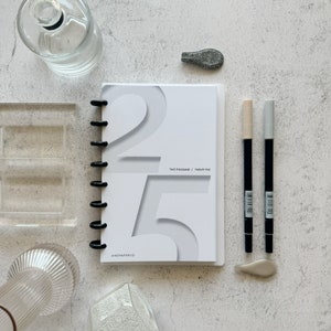 2025 Planner Dashboard Minimalist A5 Insert Planner Dashboard Decor Set ...