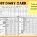 DBT Diary Card | Printable BPD Skills Tracker | Dialectical Behavior ...