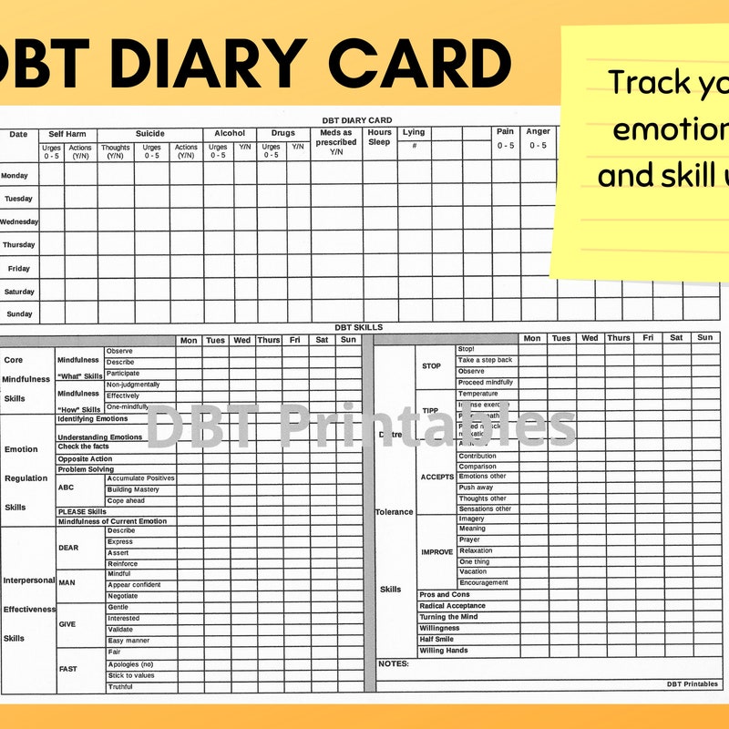 DBTprintables - Etsy