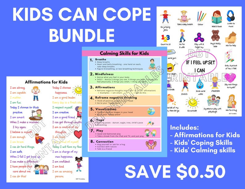 Kids Coping Bundle - Etsy