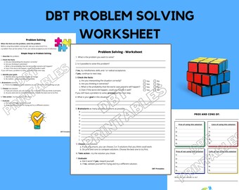 Dissecting the Problem Therapy Worksheet ACT - Etsy
