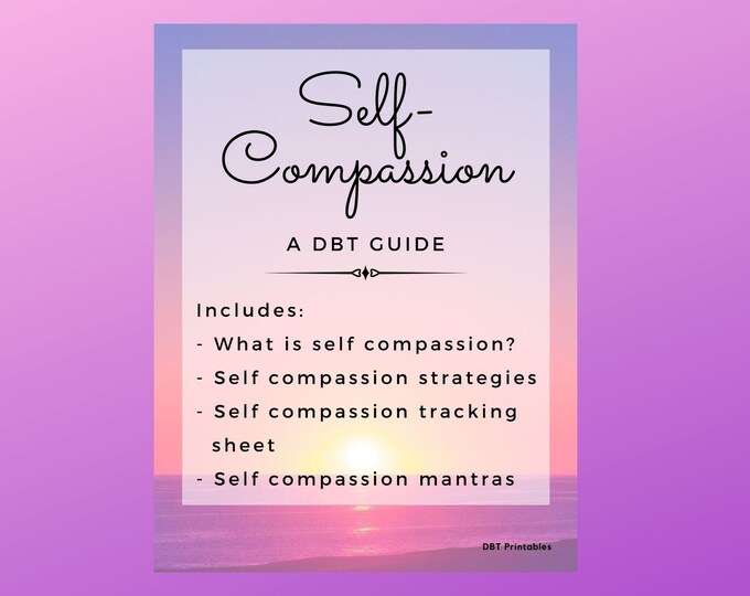 DBT Printable Worksheets by DBTprintables on Etsy