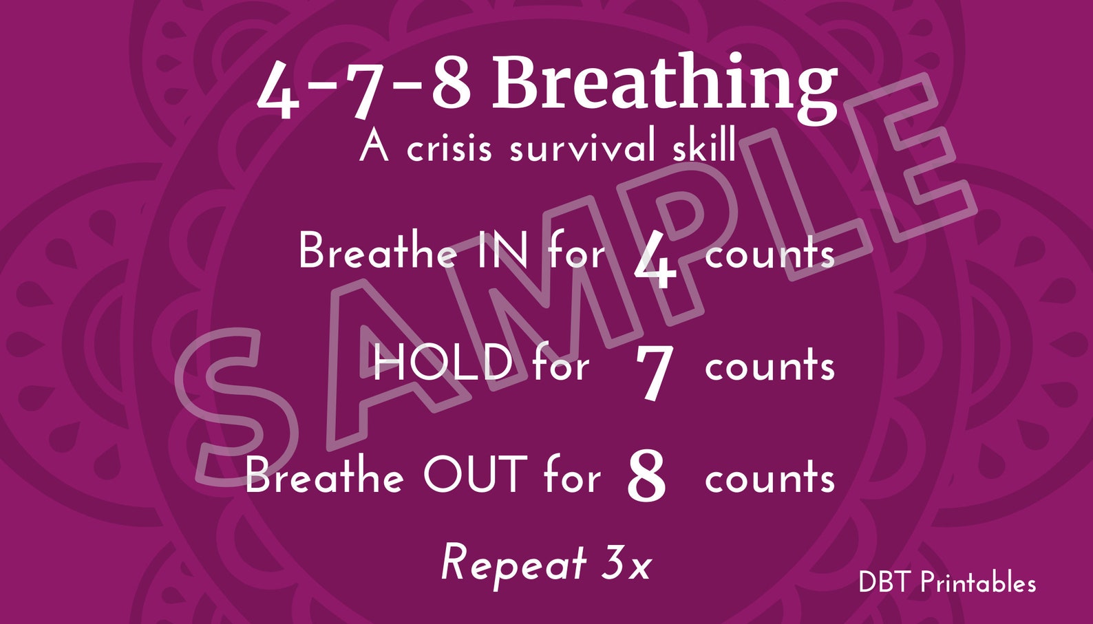 DBT Skills Flash Cards | Printable Coping Skills Cards - 38 Cards ...