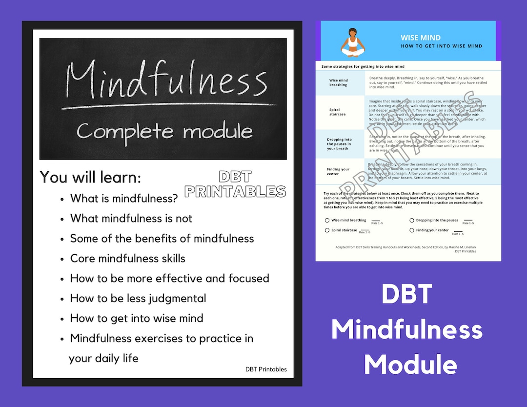 DBT Complete Mindfulness Module - Etsy