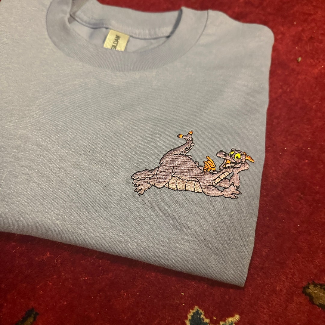 Figment Embroidered T Shirt and Sweater - Disney Embroidered T Shirt ...