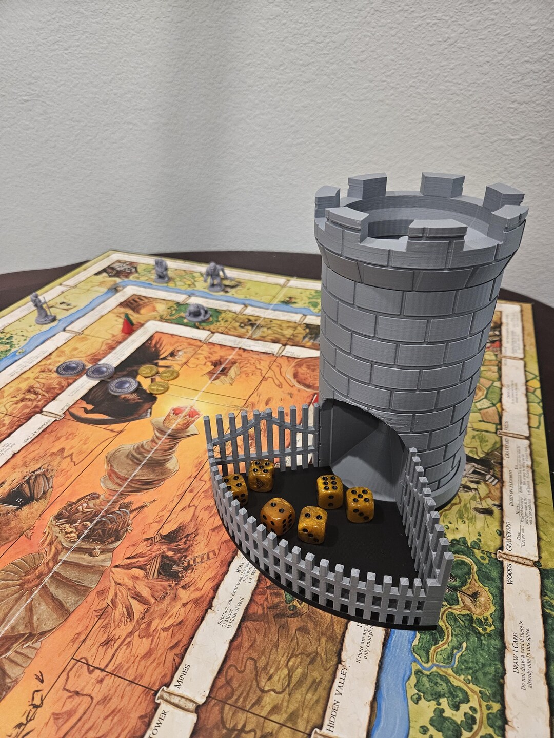 Dice Tower 3D Printed. - Etsy