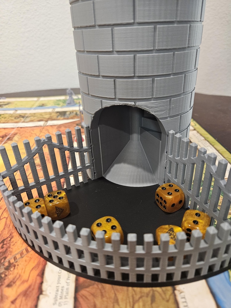 Dice Tower 3D Printed. - Etsy