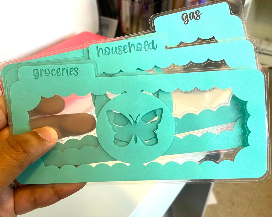 Butterfly Cash Wallet Divider Tabbed Wallet Dividers - Etsy