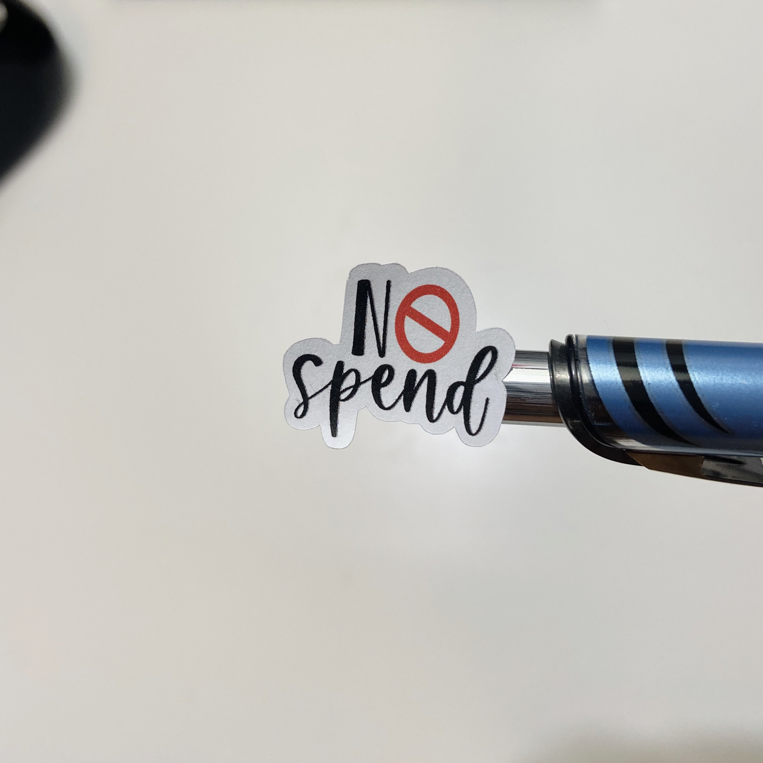 No Spend Sticker Decorative Planner Stickers | Etsy