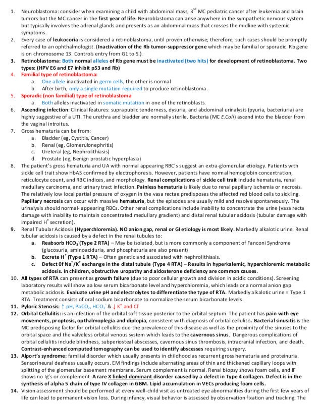 UWORLD Pediatric Notes Charts and Tables 53 Pages of - Etsy Canada