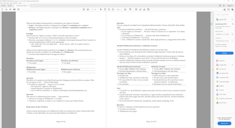 COMPLETE Notes for Lectures 1 - 12 (mark K) - Etsy