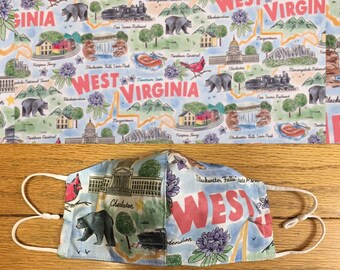 Virginia Face Mask - Etsy