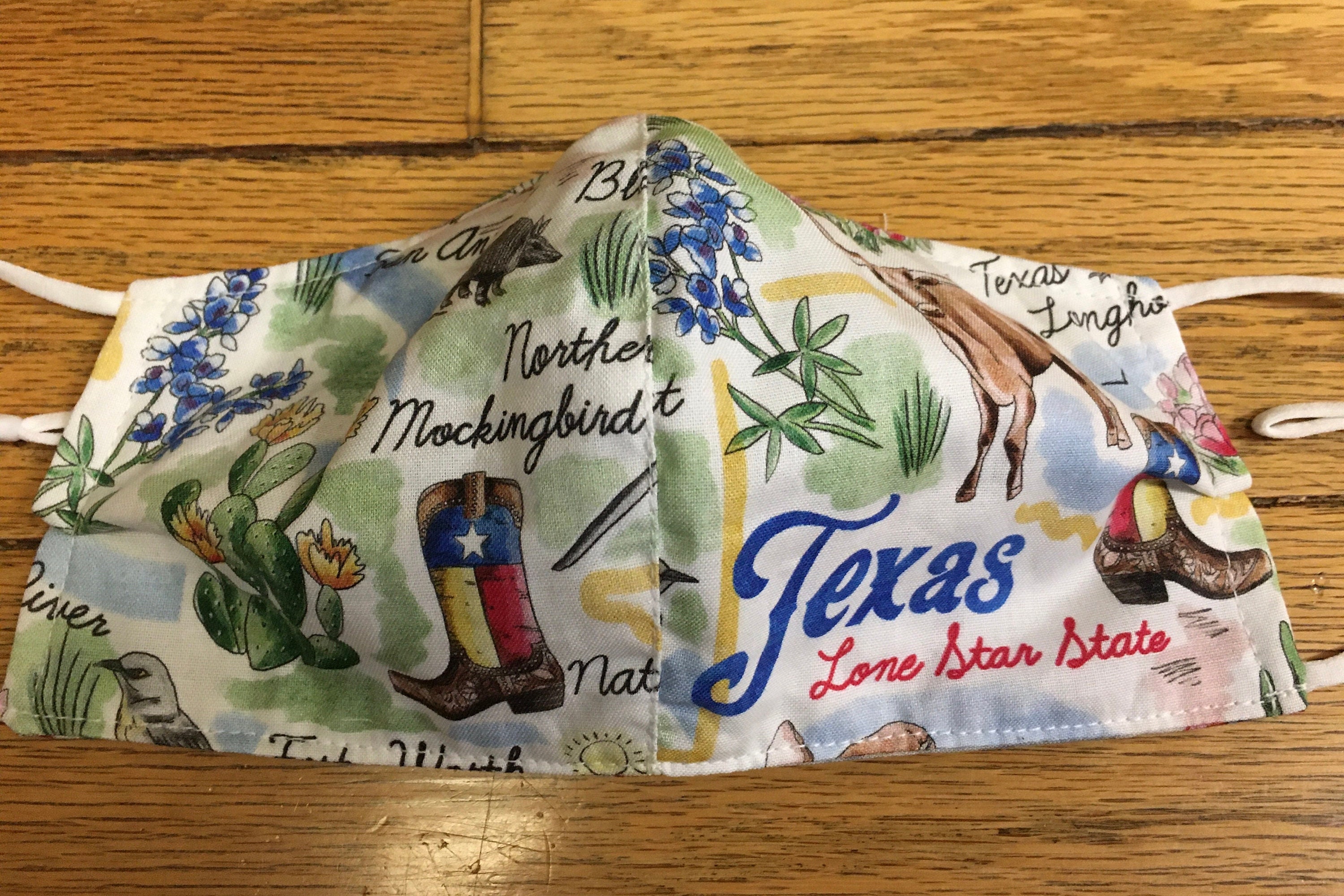 Texas Face Mask the Lone Star State State Pride Patriotic - Etsy